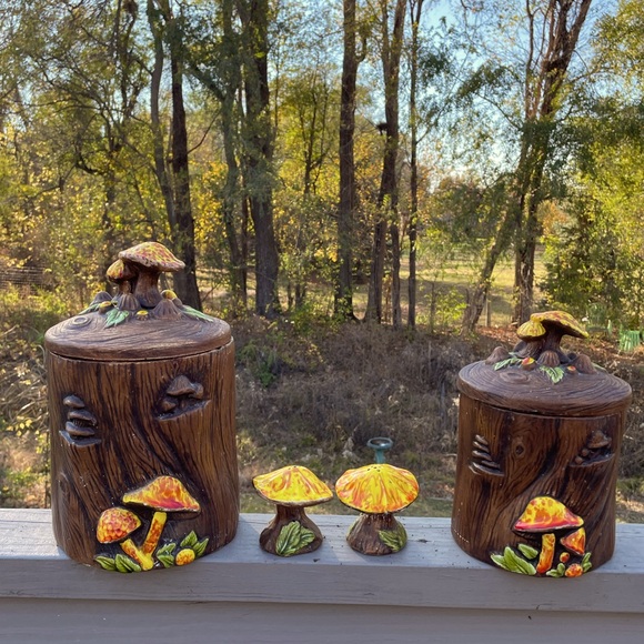 Treasure Craft | Kitchen | Rare Six Piece Treasure Craft 7s Mushroom ...
